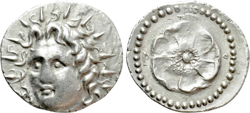 biddr - Numismatik Naumann, Auction 90, lot 257. CARIA. Rhodes. Drachm ...