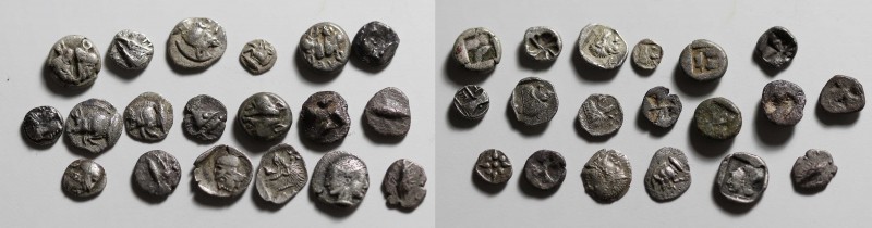 biddr - Papillon Numismatic, Auction 2, lot 465. 19 Greek Obol Lots.