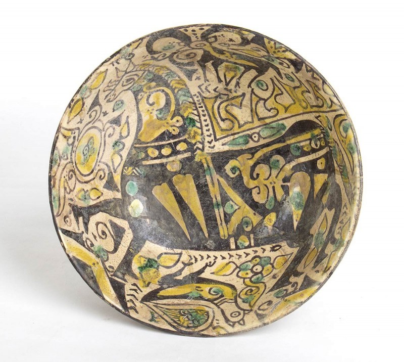 biddr - Bertolami Fine Arts, Auction 85, lot 109. IRANIAN BUFF WARE ...