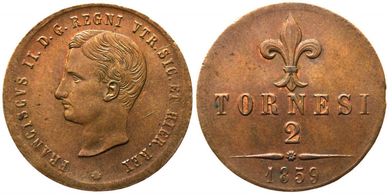 biddr - Numismatica Ferrarese, E-Live Auction 11, lot 266. Regno due Sicilie - Francesco II di ...