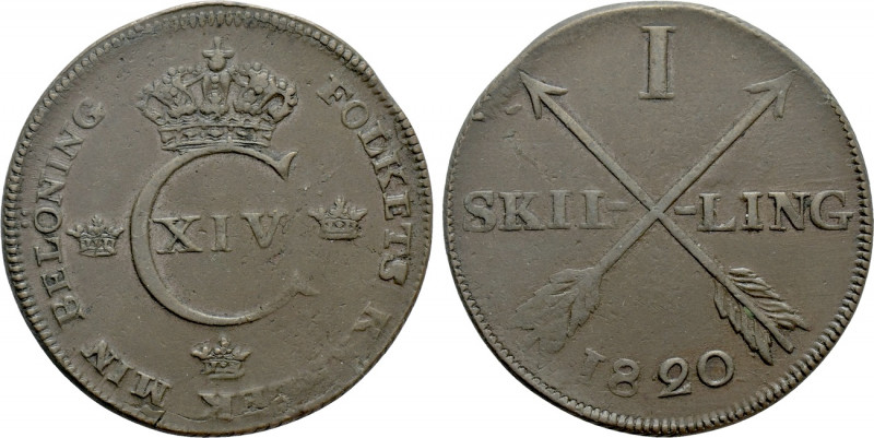 biddr - Numismatik Naumann, Auction 111, lot 1408. SWEDEN. Charles XIV ...