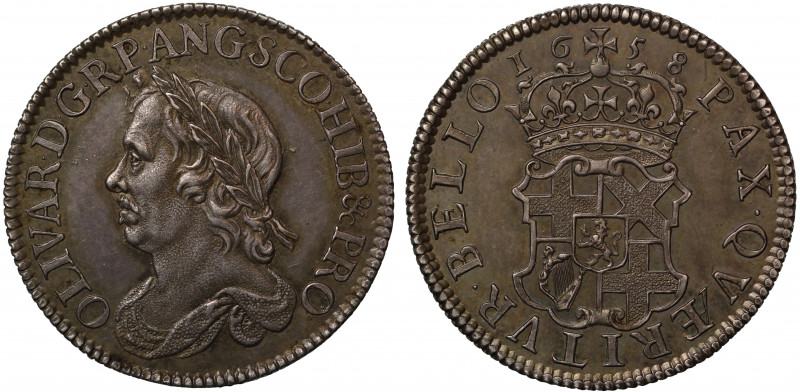 biddr - Sovereign Rarities, Auction 5, lot 98. MS61 | Oliver Cromwell ...