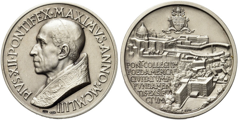 biddr - Numismatica Ranieri, Auction 17, lot 282. ROMA. Pio XII (Eugenio Pacelli), 1939-1958 ...