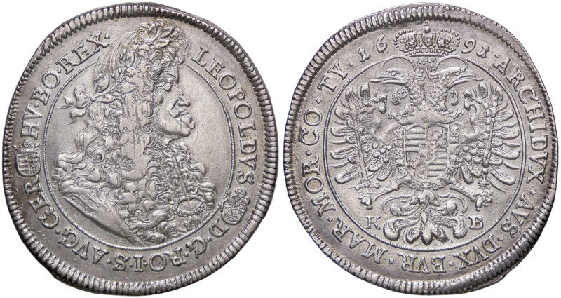 biddr - Inasta, Auction 103, lot 144. ESTERE - UNGHERIA - Leopoldo I (1658-1705) - Tallero 1691 ...