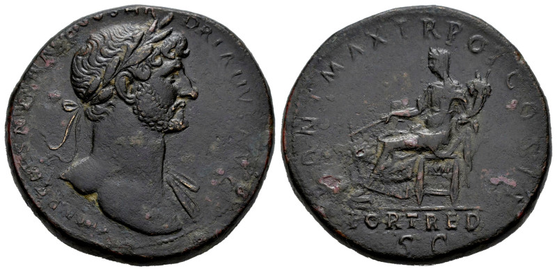 biddr - Tauler & Fau, Auction 117, lot 4464. Hadrian. Sestertius. 118 ...