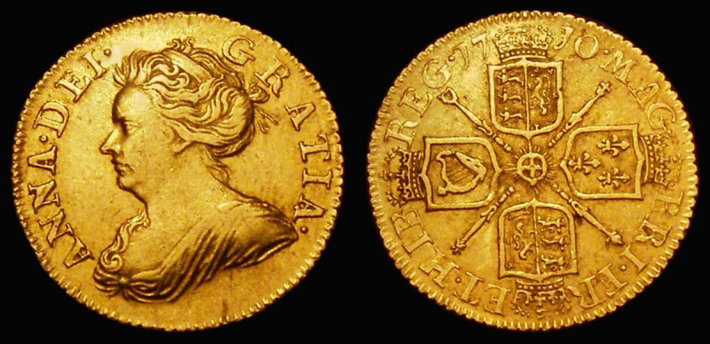 biddr - London Coins, Auction 179, lot 1663. Half Guinea 1710 S.3575 ...