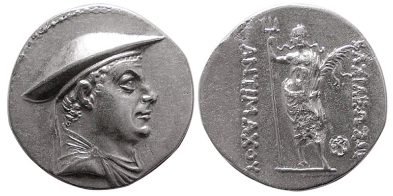 biddr - Pars Coins, Auction 33, lot 100. BAKTRIAN KINGS, Antimachus I ...