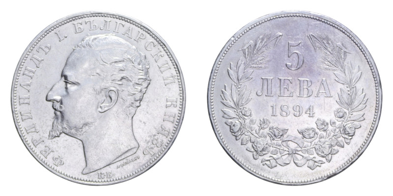 biddr - Numismatica Marcoccia, Auction 24, lot 268. BULGARIA 5 LEVA ...