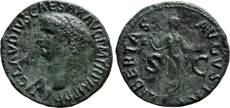 biddr - Numismatik Naumann, Auction 125, lot 375. CLAUDIUS (41-54). As ...