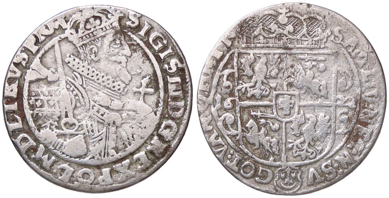 biddr - Inasta, Auction 105, lot 1580. ESTERE - POLONIA - Sigismondo III (1587-1632) - Quarto di ...