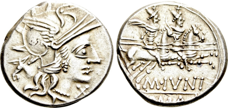 biddr - Numismatik Naumann, Auction 128, lot 585. M. JUNIUS SILANUS ...