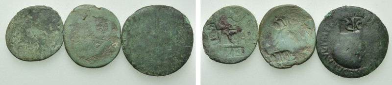 biddr - Numismatik Naumann, Auction 128, lot 1268. 3 Roman Coins With ...