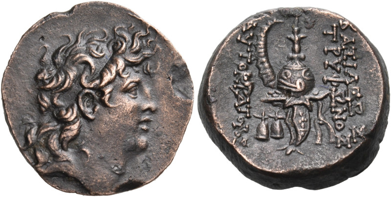 biddr - Nomos, Auction 28, lot 1243. SELEUKID KINGS. Tryphon, circa 142 ...