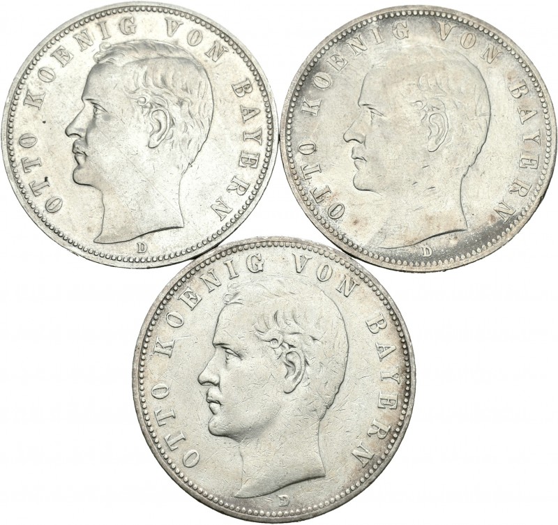 biddr - Tauler & Fau, Auction 17, lot 5366. Baviera. Lote de 3 monedas ...