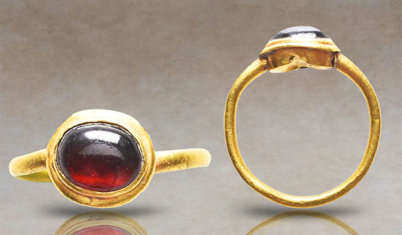 biddr - NBS Auctions, Web Auction 19, lot 859. Roman Gold Ring with a ...