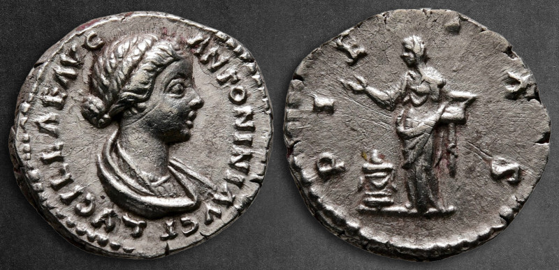 biddr - Savoca Coins, Silver | 187th Silver Auction, lot 275. Lucilla ...