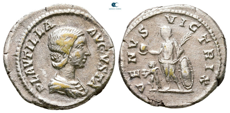 biddr - Savoca Coins, Blue | 204th Weekly Blue Auction, lot 387. Plautilla. Augusta AD 202-205 ...