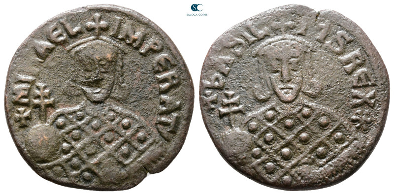 biddr - Savoca Coins, Blue | 204th Weekly Blue Auction, lot 840. Michael III "The Drunkard" AD ...