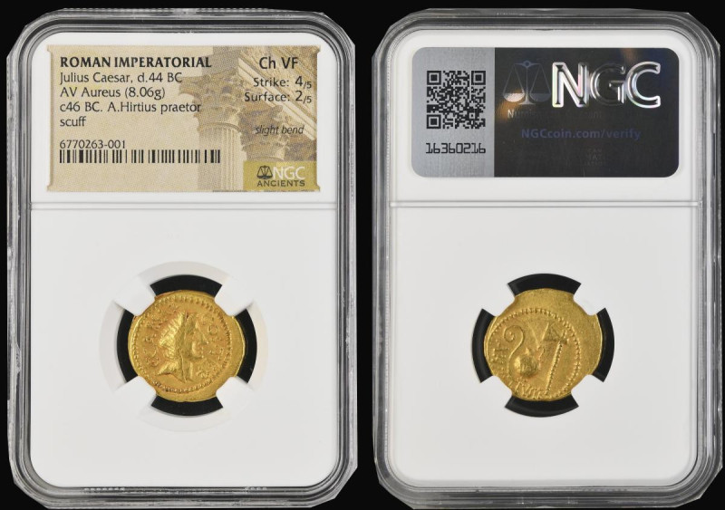 biddr - London Coins, Auction 185, lot 1617. Gold Aureus Julius Caesar ...