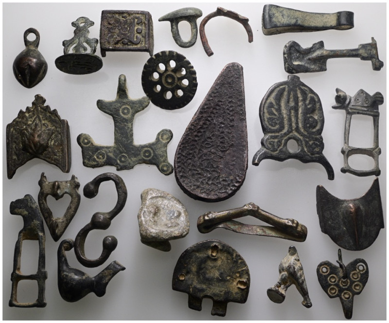 biddr - DEMOS, Auction 34, lot 1589. 23 pieces, sold as seen. Mixed antique pieces. No Return.