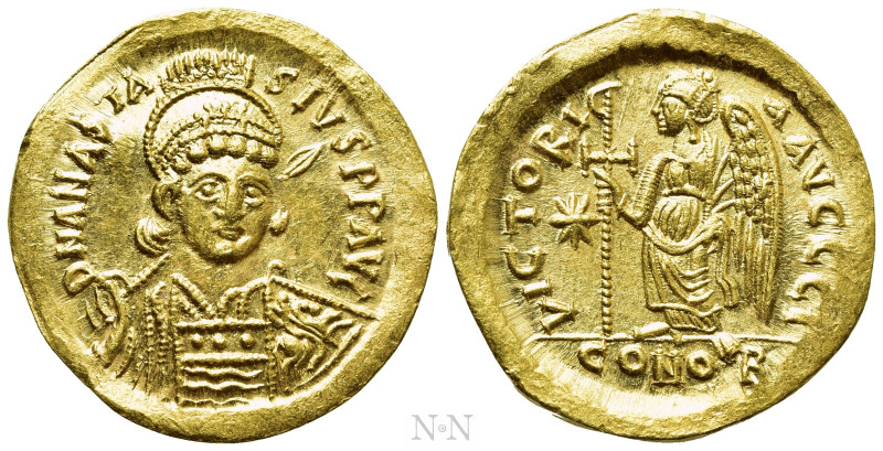 biddr - Numismatik Naumann, Auction 143, lot 795. ANASTASIUS I (491-518 ...