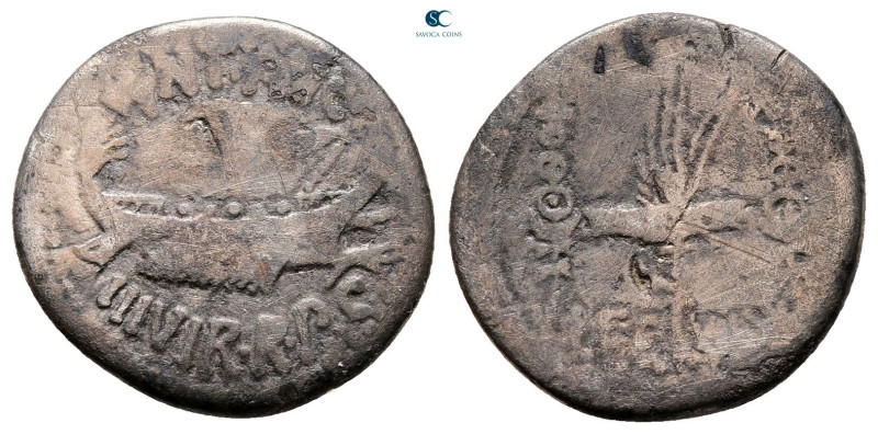 biddr - Savoca Coins, Blue | 227th Weekly Blue Auction, lot 305. Mark Antony 32-31 BC. Military ...