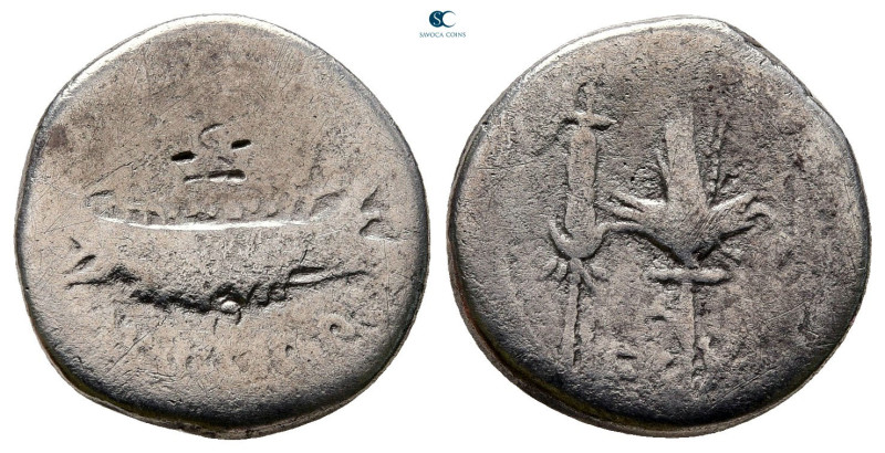 biddr - Savoca Coins, Blue | 227th Weekly Blue Auction, lot 307. Mark Antony 32-31 BC. Military ...