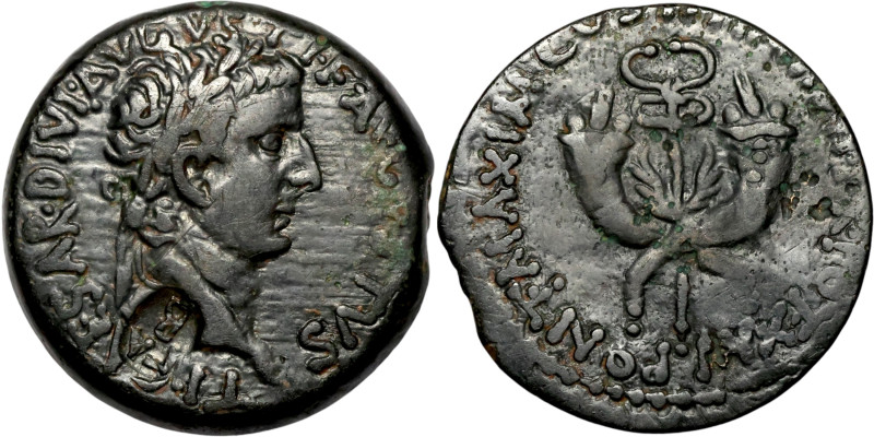 biddr - Nummitra, Auction 38, lot 480. Tiberius (14 - 37) Ae bronze ...