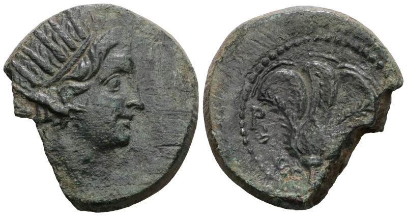 biddr - DEMOS, Auction 43, lot 424. CARIA. Rhodes. Ae (Circa 88-85 BC ...