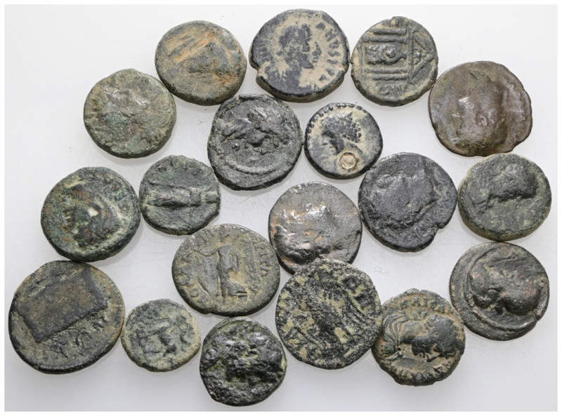 biddr - DEMOS, Auction 43, lot 1905. 19 Pieces Ancient ROMAN PROVINCIAL ...