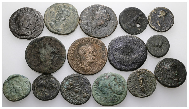biddr - DEMOS, Auction 43, lot 1918. 15 Pieces Ancient ROMAN PROVINCIAL ...