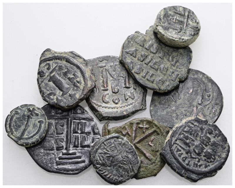 biddr - DEMOS, Auction 43, lot 2127. 10 Pieces Ancient BYZANTINE Coin ...