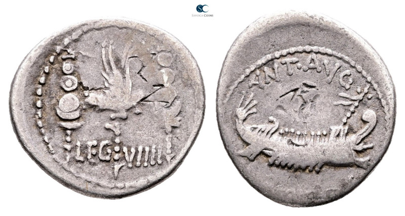 biddr - Savoca Coins, Blue | 249th Weekly Blue Auction, lot 377. Mark Antony 32-31 BC. Rome ...