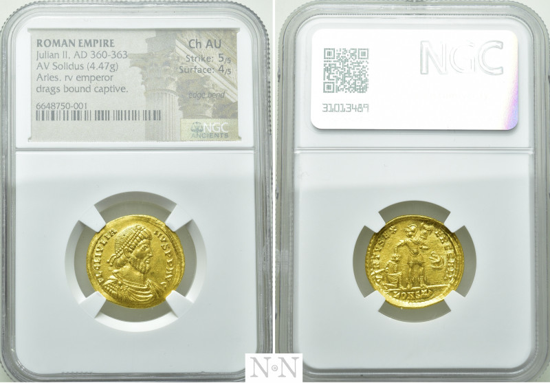 biddr - Numismatik Naumann, Auction 149, lot 885. JULIAN II APOSTATA ...