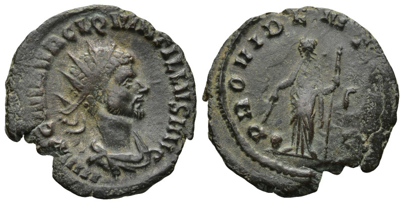 biddr - Ancient Numismatics Auctions, Auction 17, lot 568. Quintillus, (AD 270) Rome AE ...