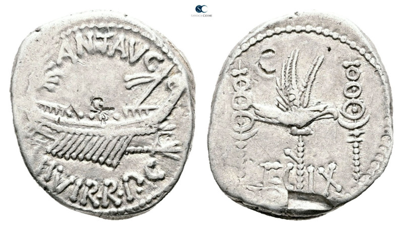 biddr - Savoca Coins, Blue | 250th Weekly Blue Auction, lot 444. Mark Antony 32-31 BC. Military ...