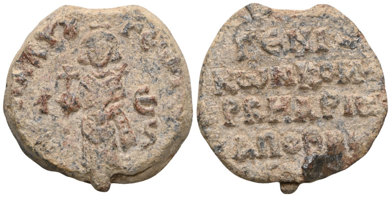 biddr - Bay Numismatics, Online Auction 10, lot 863. Byzantine Lead Seals, 7th - 13th Centuries ...