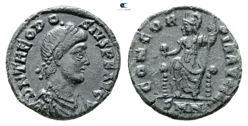 biddr - Savoca Coins, Blue | 253rd Weekly Blue Auction, lot 641. Theodosius I AD 379-395 ...