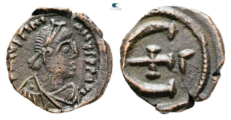 biddr - Savoca Coins, Blue | 253rd Weekly Blue Auction, lot 667. Justinian I AD 527-565. Antioch ...
