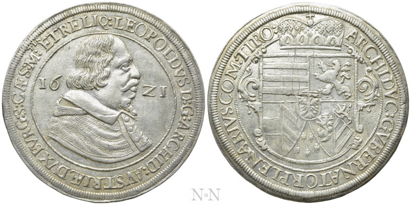 biddr - Numismatik Naumann, Auction 150, lot 1273. HOLY ROMAN EMPIRE. Leopold V (Archduke, 1619 ...