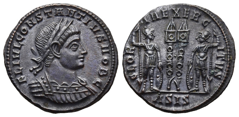 biddr - Ancient Numismatics Auctions, Auction 18, lot 601. Constantius II, Caesar (AD 324-337 ...