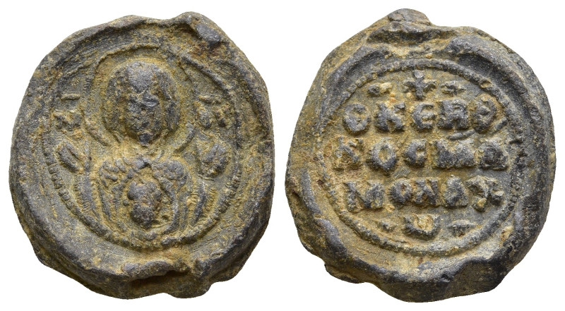biddr - Ancient Numismatics Auctions, Auction 18, lot 906. Byzantine Lead Seal (AD 6th-11th ...