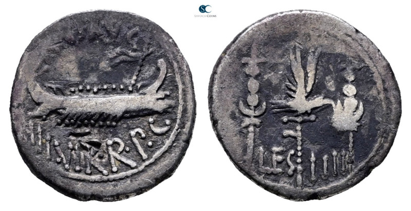 biddr - Savoca Coins, Blue | 257th Weekly Blue Auction, lot 360. Mark Antony 32-31 BC. Military ...