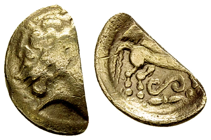 biddr - Auctiones GmbH, eAuction #87, lot 29. Helvetii fragmentary AV 1 ...