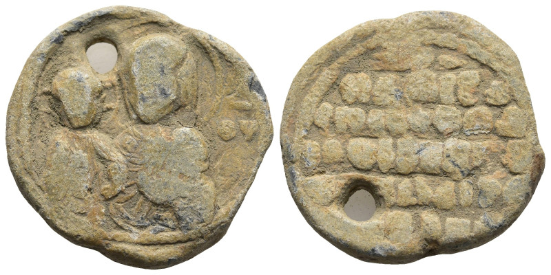 biddr - Ancient Numismatics Auctions, Auction 19, lot 1041. Byzantine Lead Seal (AD 6th-11th ...