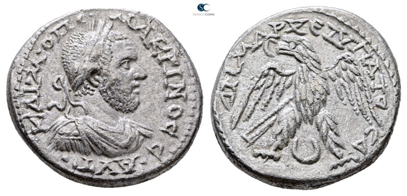 biddr - Savoca Coins, Blue | 259th Weekly Blue Auction, lot 353. Phoenicia. Aradus. Macrinus AD ...