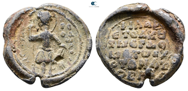 biddr - Savoca Coins, Blue | 259th Weekly Blue Auction, lot 700. Byzantine. Seal Pb 28 mm, 14,88 ...