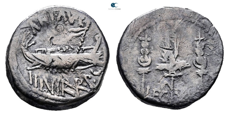 biddr - Savoca Coins, Blue | 260th Weekly Blue Auction, lot 499. Mark Antony 32-31 BC. Military ...