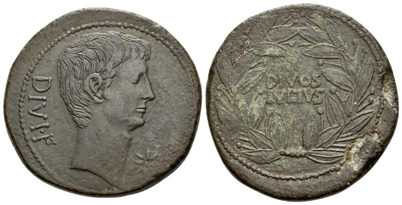 Biddr Naville Numismatics Auction 95 Lot 626 Octavianus Bronze Circa 38 Æ 31 00 Mm 18