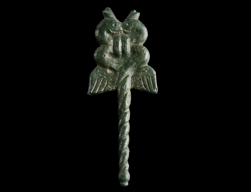 biddr - Numisart, Auction 10, lot 43. A Roman Bronze Herald's Staff ...
